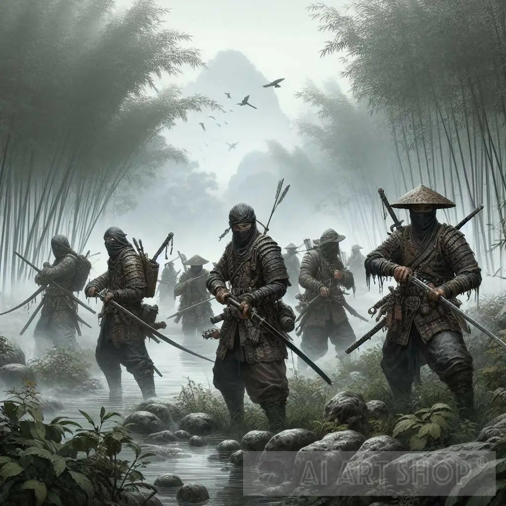 Ninja Squad in Swamp