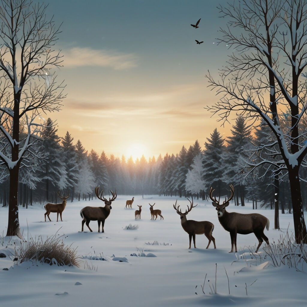 Winter animals