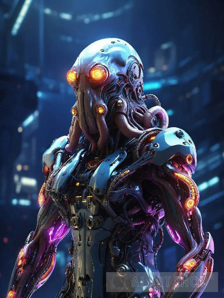 Octopus in cyborg body #1