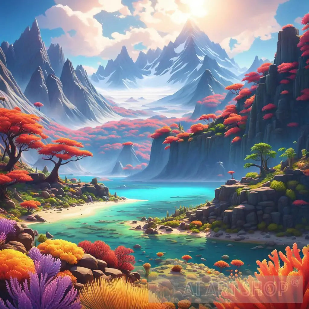 One Earth, One Home: AI Art Exploring Harmony