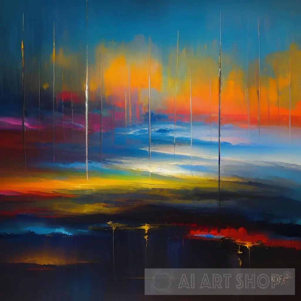 Oil painting, abstract, emotion, opportunity, endless, dreams, expanse