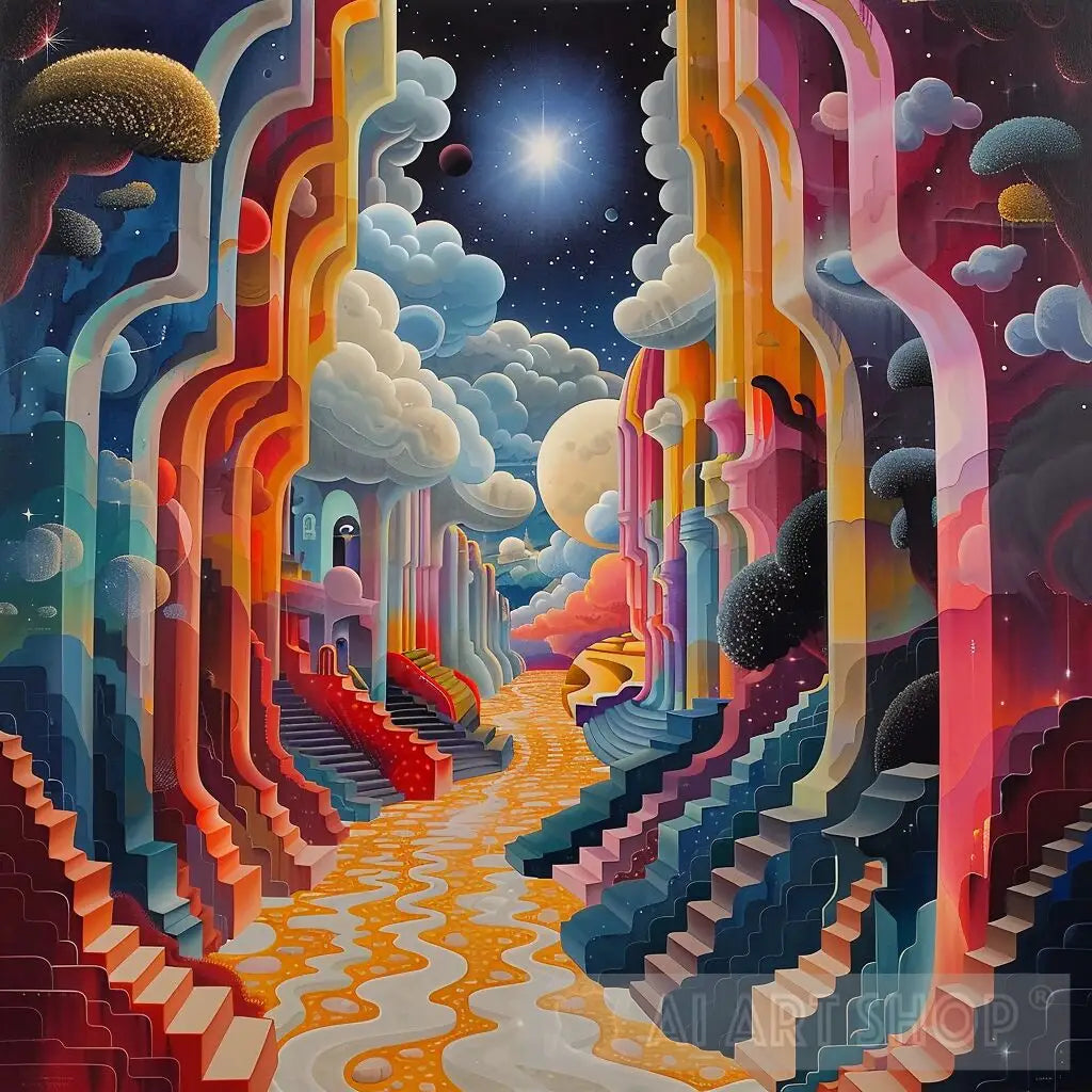 Otherworldly Marketplace - Pop Surrealism