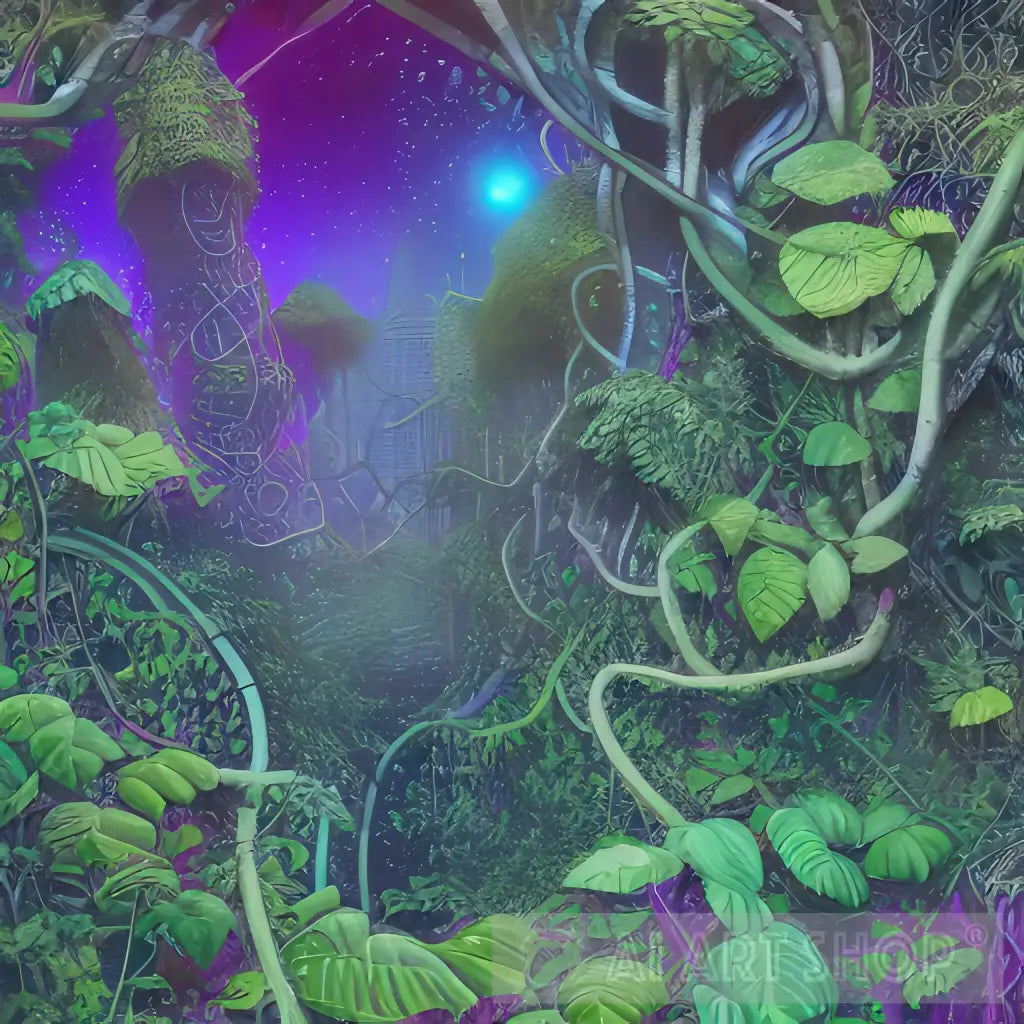 Overgrown city