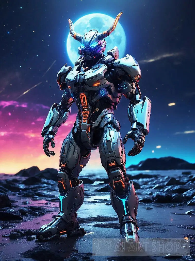 Ox in cyborg body #3