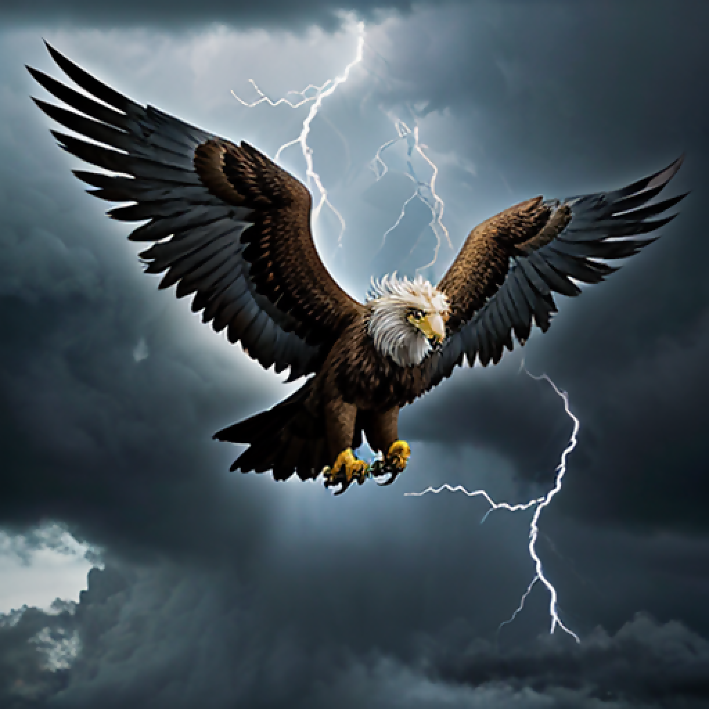wings, lion, wild, animal, sky, dramatic, powerful, ai, illusion