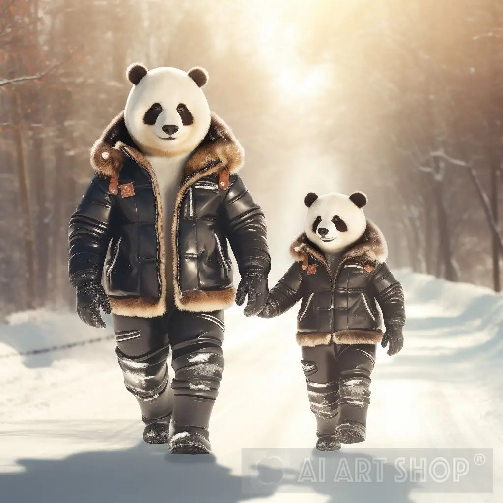 #panda #realistic #cutepanda #fatherandson #fashion #stylish