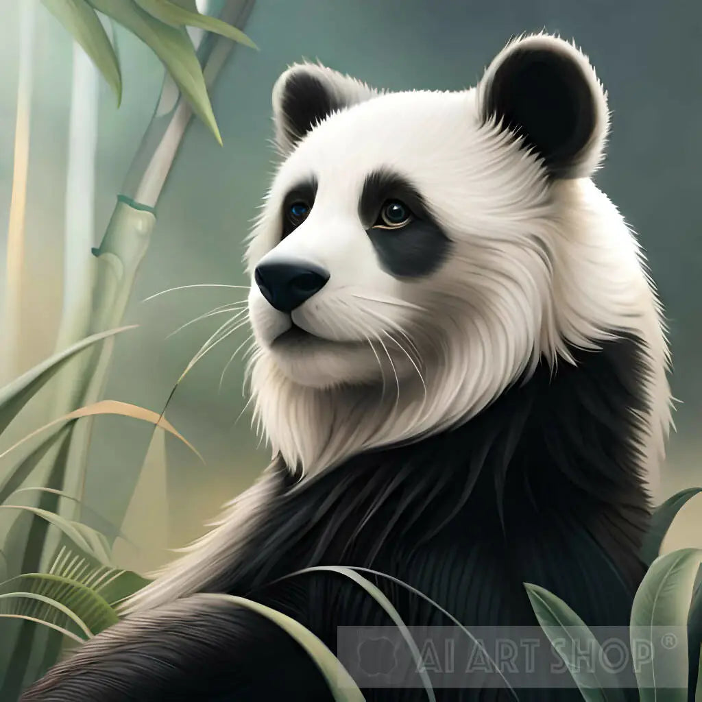 Pandas ai art