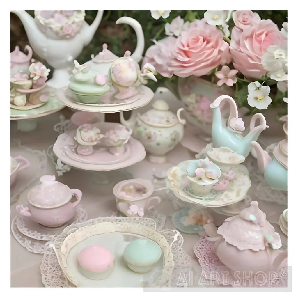 #tea #AIart #art #pastel