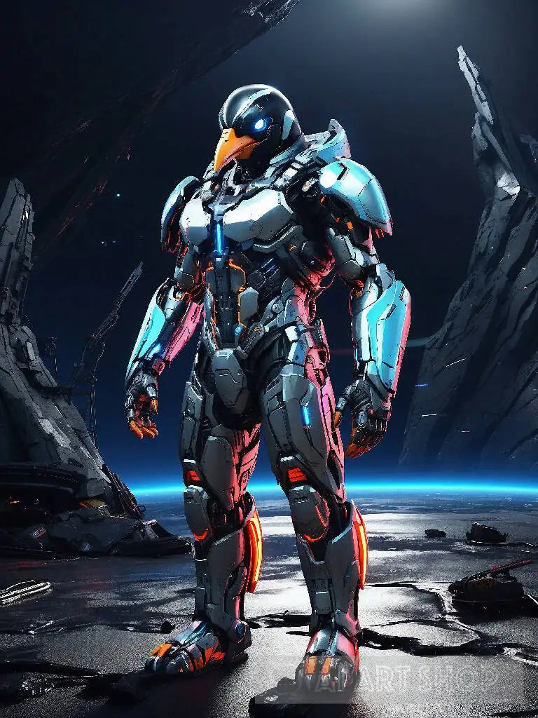 Penguin in cyborg body #2