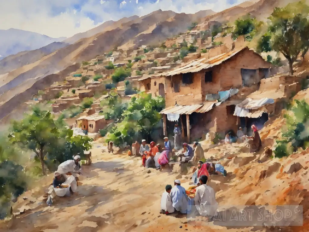 People lives on hills