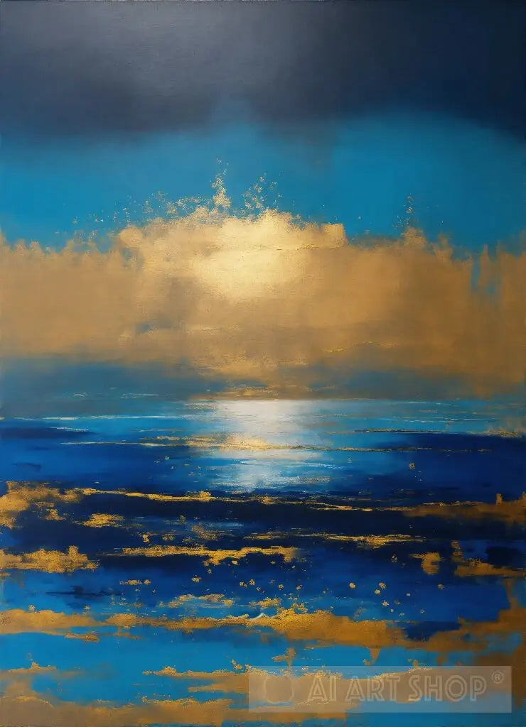 perfect painting of ocean
