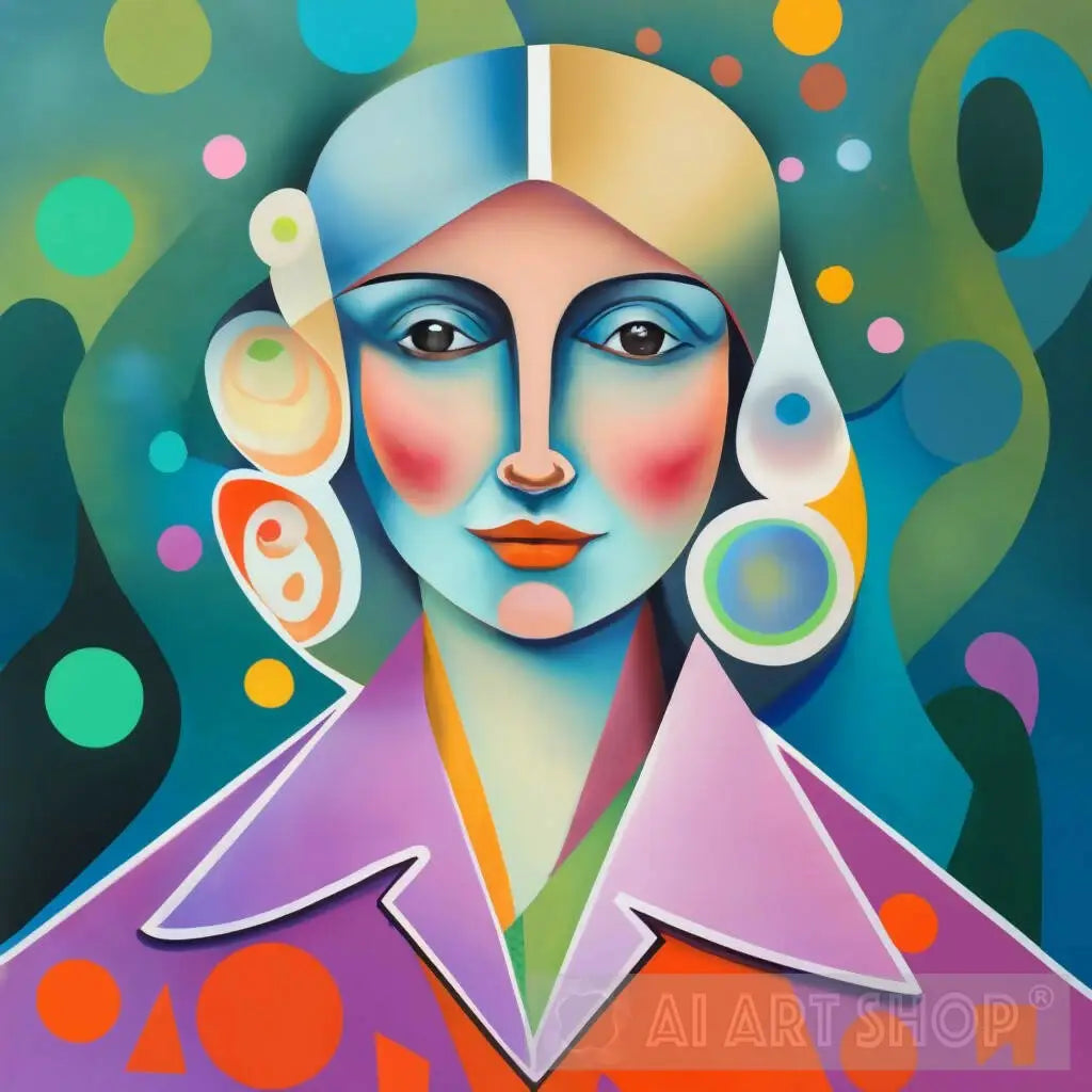 Photo of a mesmerizing portrait of a woman with captivating blue eyes