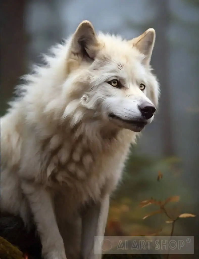 Pictures of a white wolf