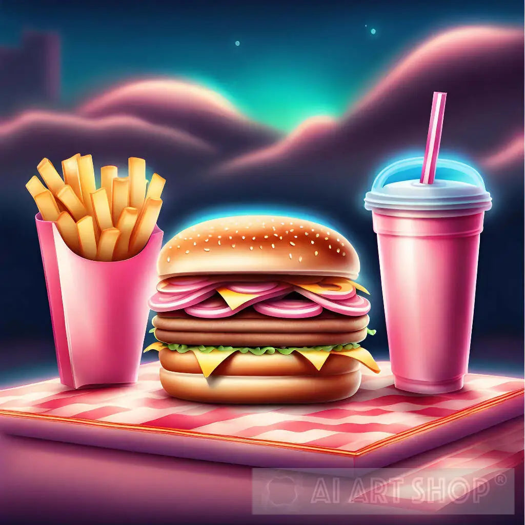 Pink Fast Food Dream