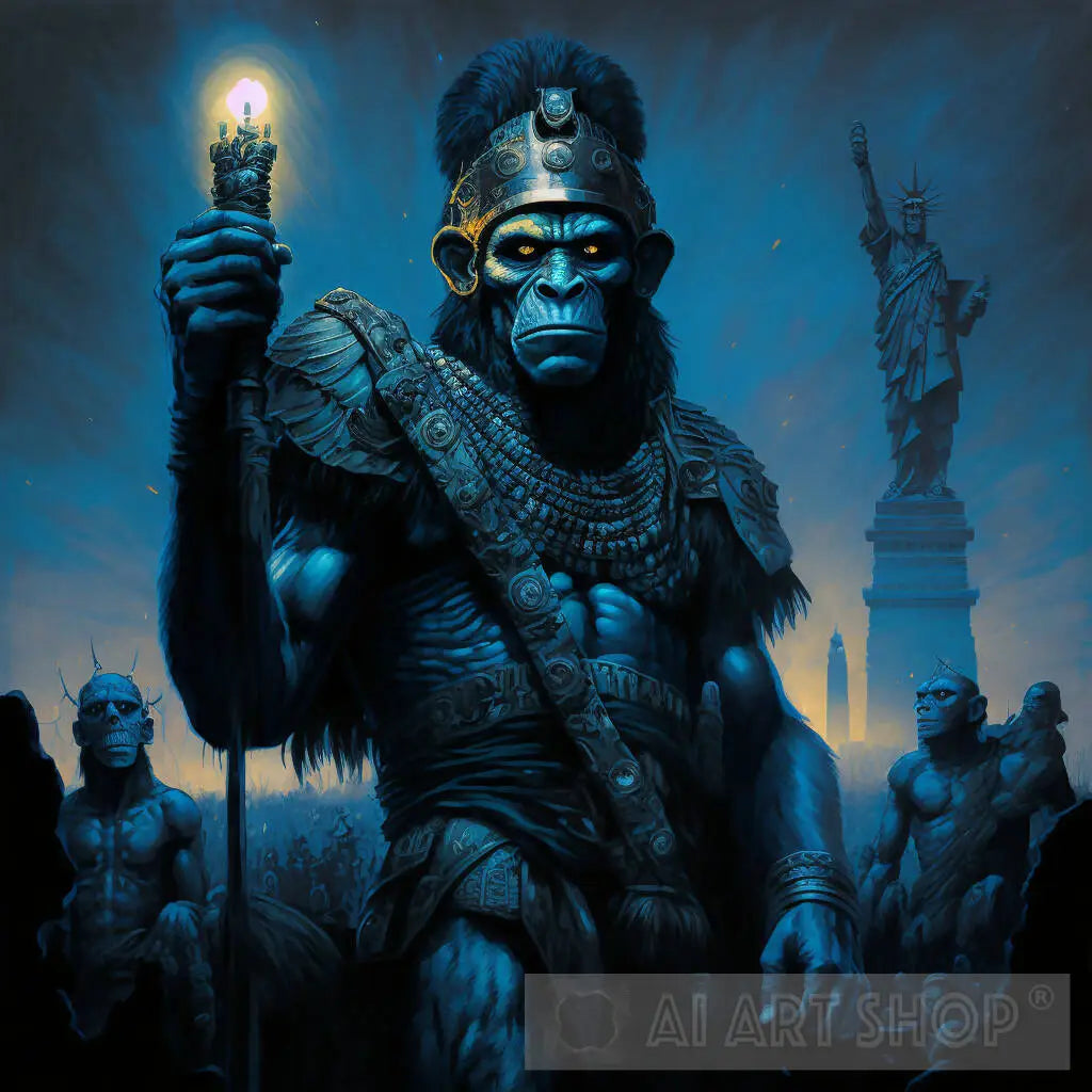 Planet of the apes A warrior from the future war