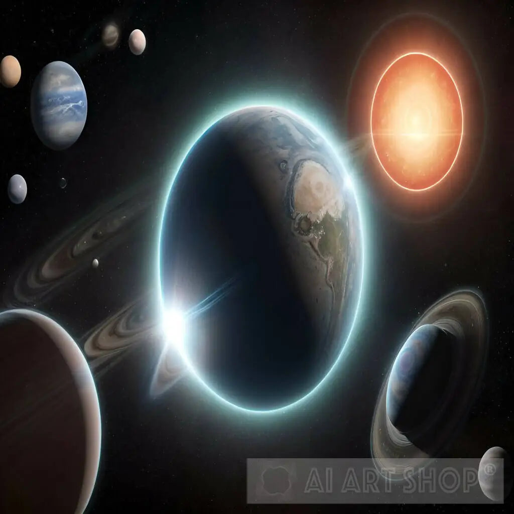 Planets, Universe, solar system, galaxies, worlds