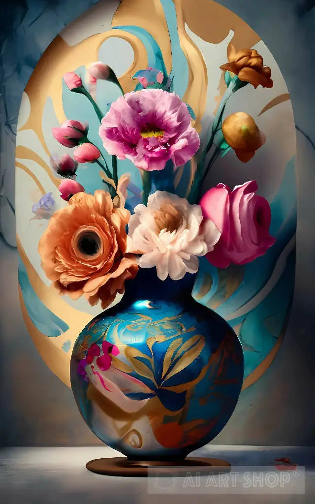 Still life - Porcelain flower vase