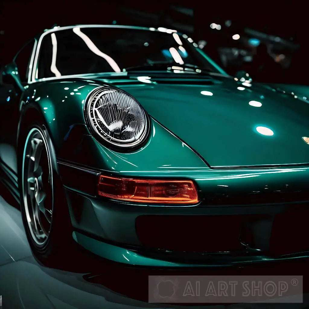 Porsche 911 at night