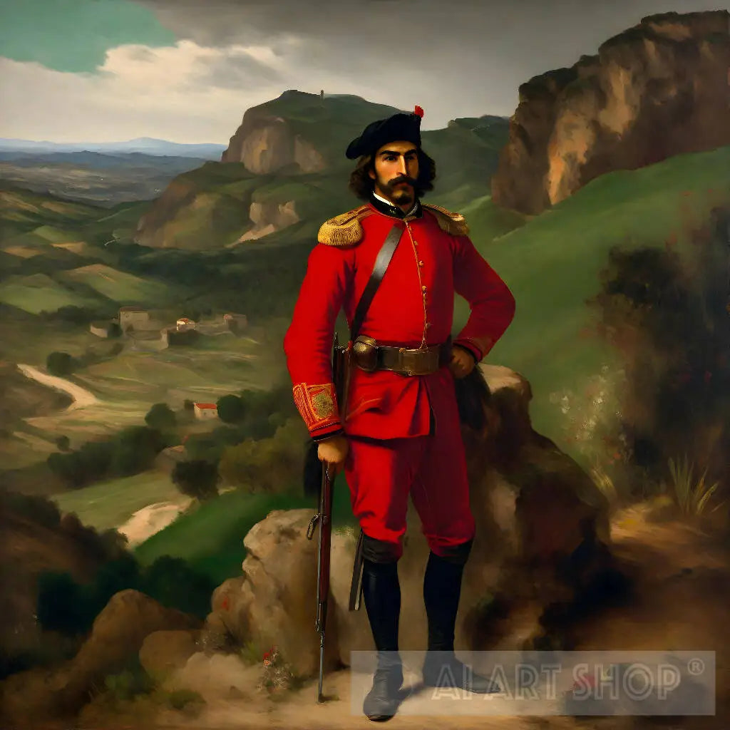 Portrait of a Spanish soldier