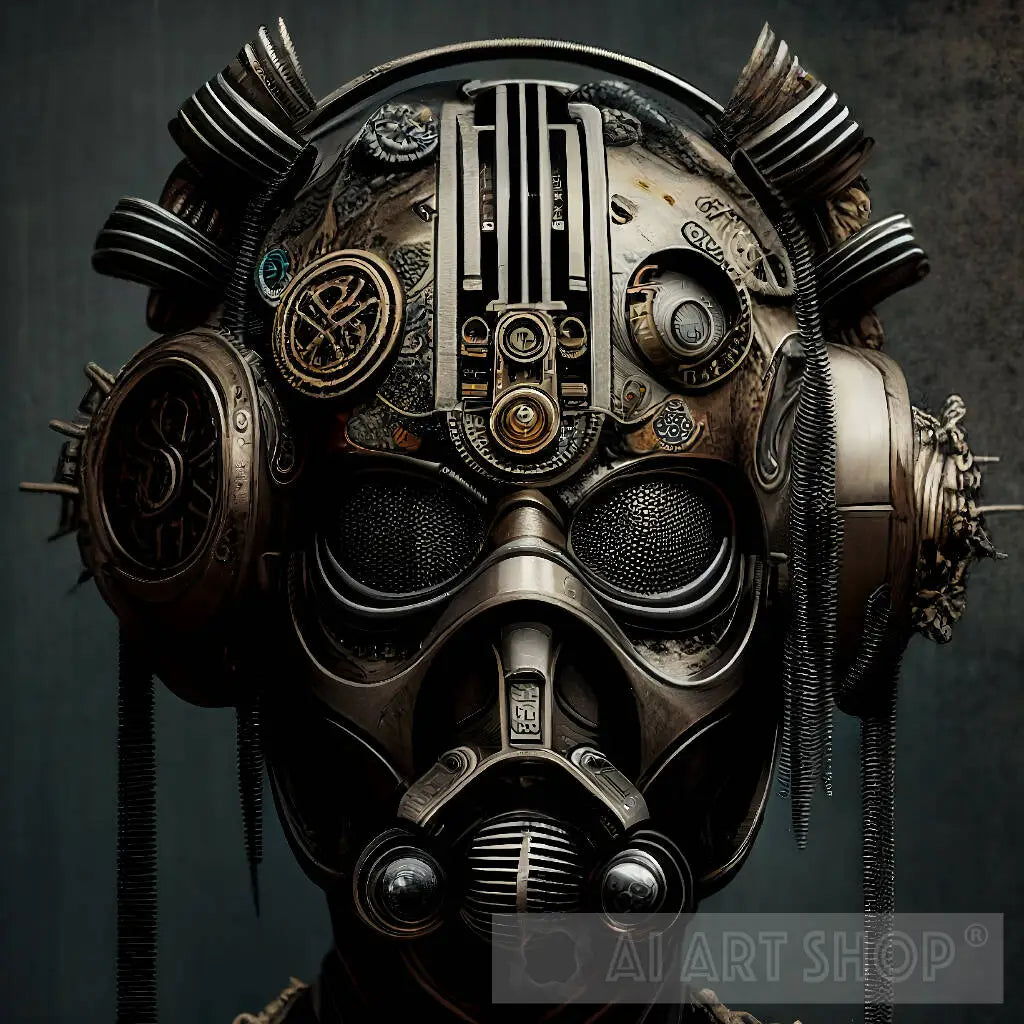 Portrait of an ancient droid