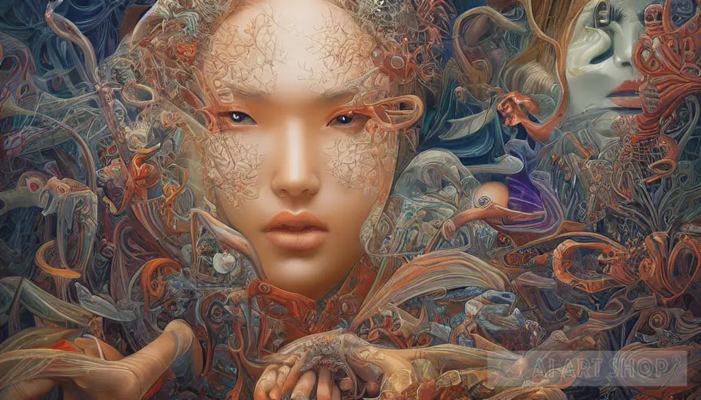 Portrait of insanity