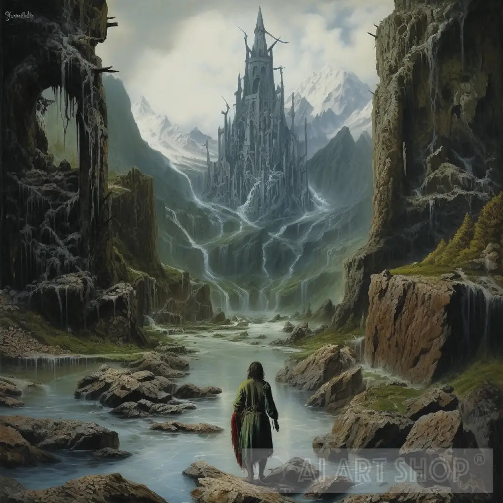 post-romantic, fantasy, landscape, nature