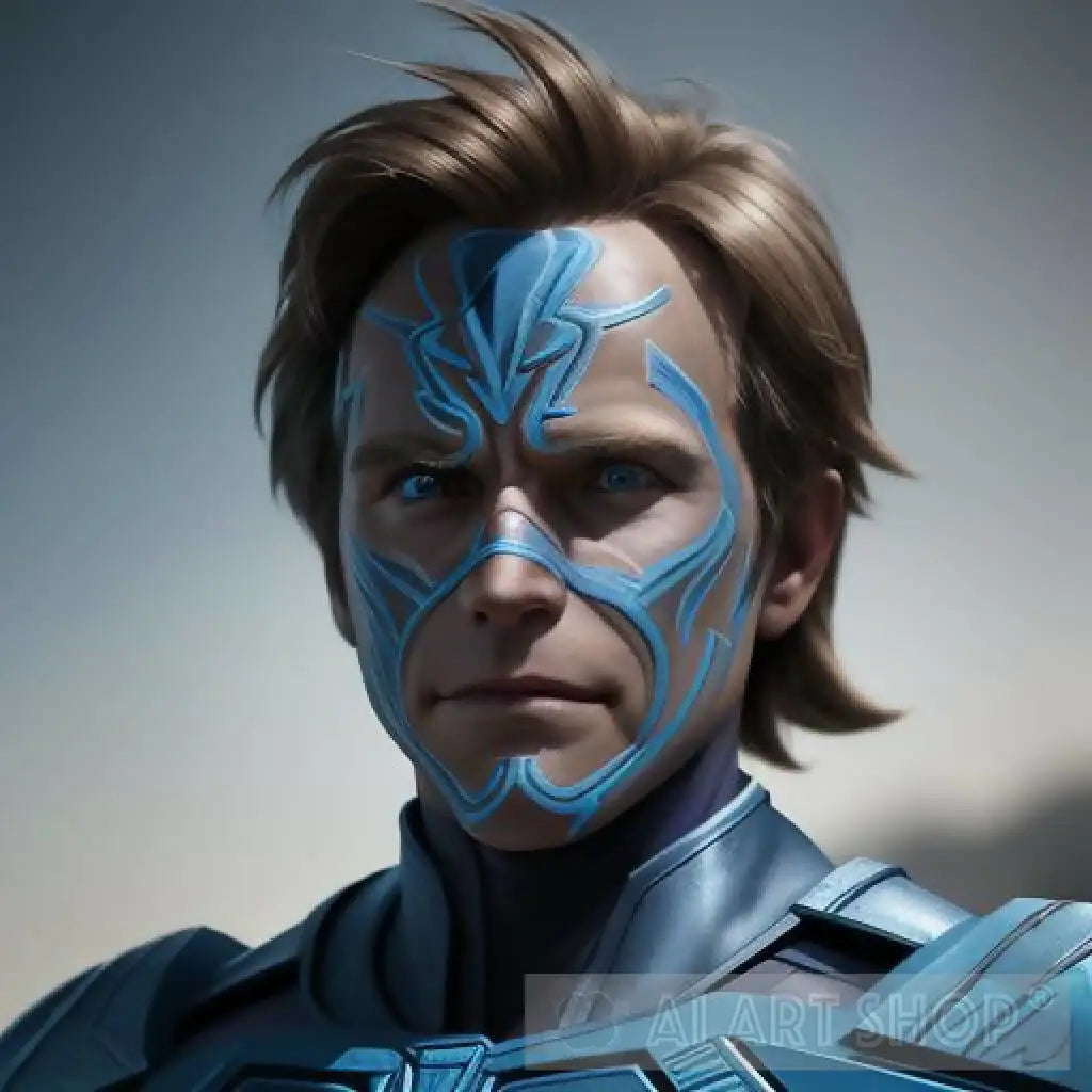 Power Rangers Billy Cranston Blue Tribal Warrior