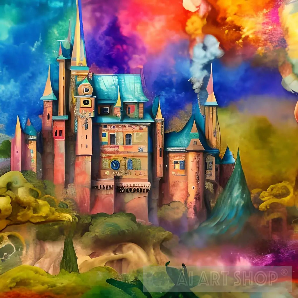 Psychedelic Fantasy Castle AI: Unleashing Creativity