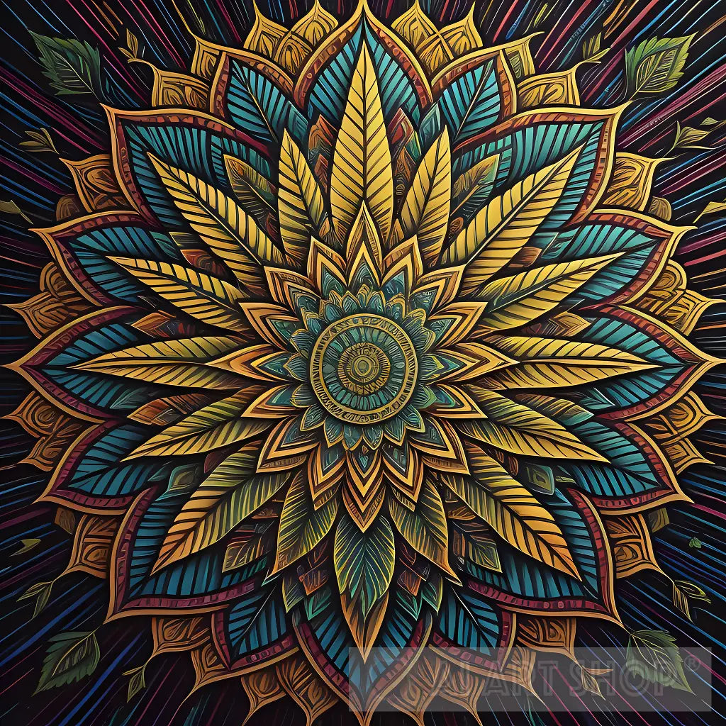 Psychedelic Sunshine: AI-Generated Artwork | by Lucid Logic
