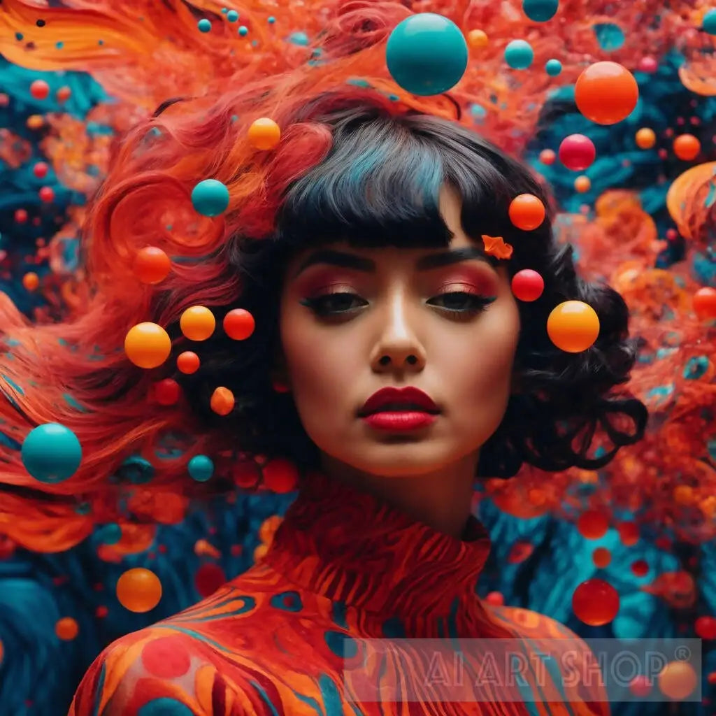 Psychedelic Surrealism Abstract Painting - Salvador Dali Inspired A...