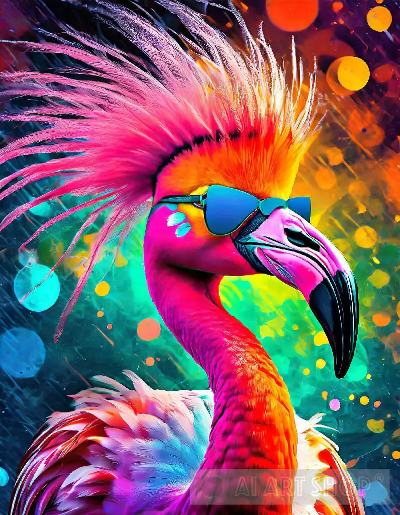 Punk Rock Flamingo