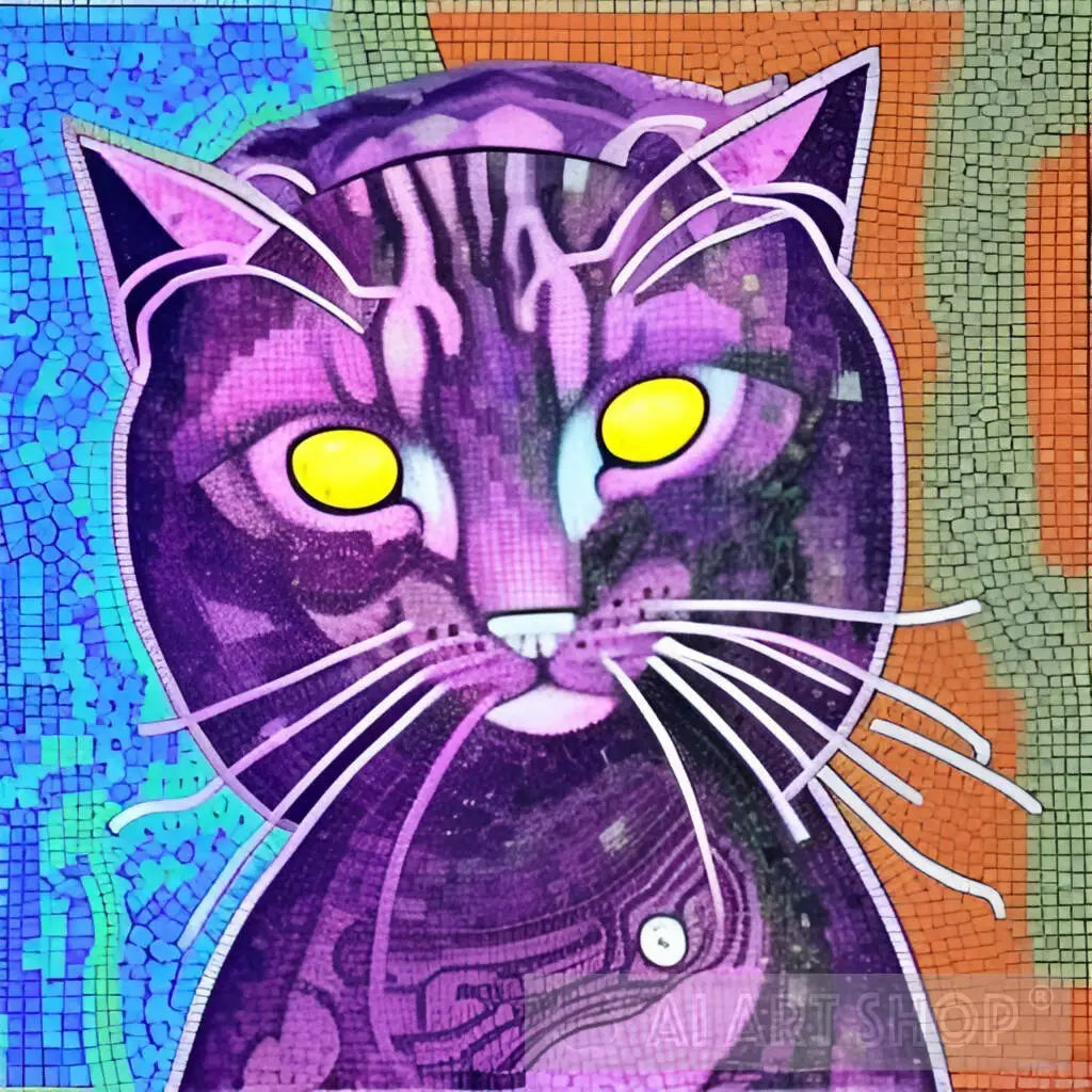 purple cat