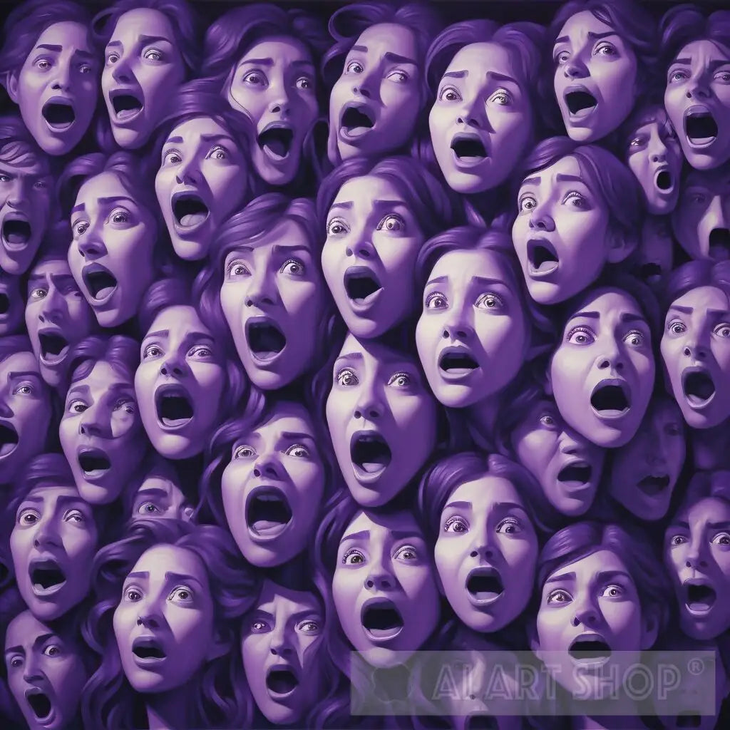 purple faces echo