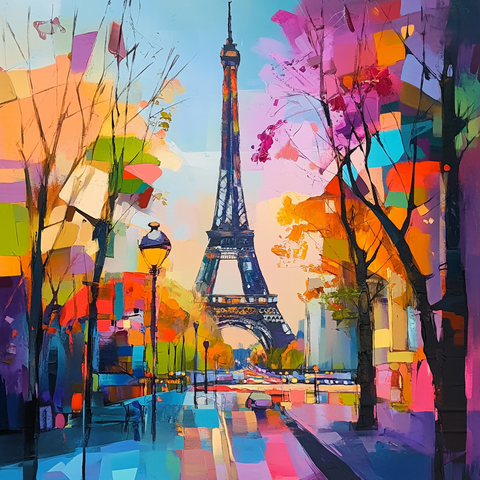 Modern,landscape,Paris,Eiffe tower,Eiffel,france,french,city,citysc...