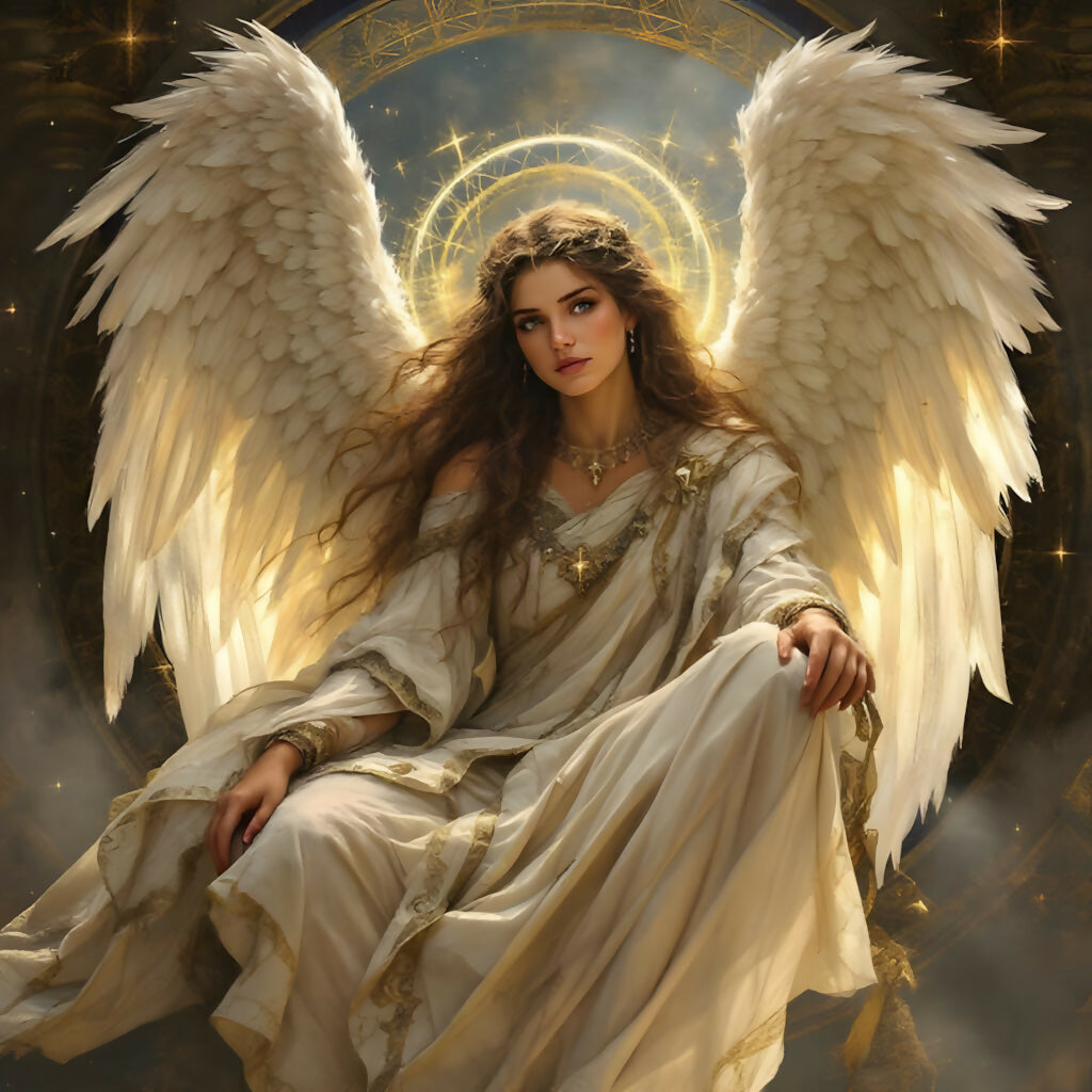 Throne of the Divine Light – Angelic Royalty Spiritual Art