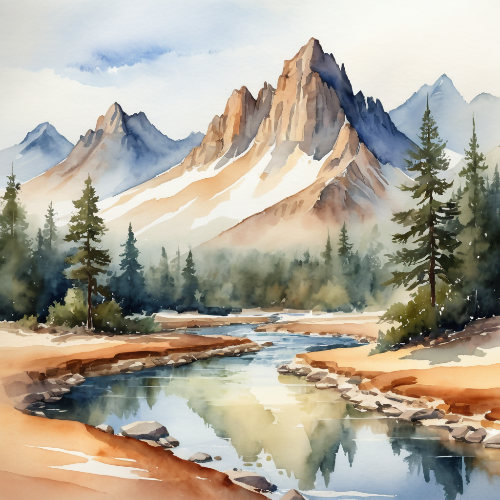🌟 Natural Wonders in Watercolor 🌿