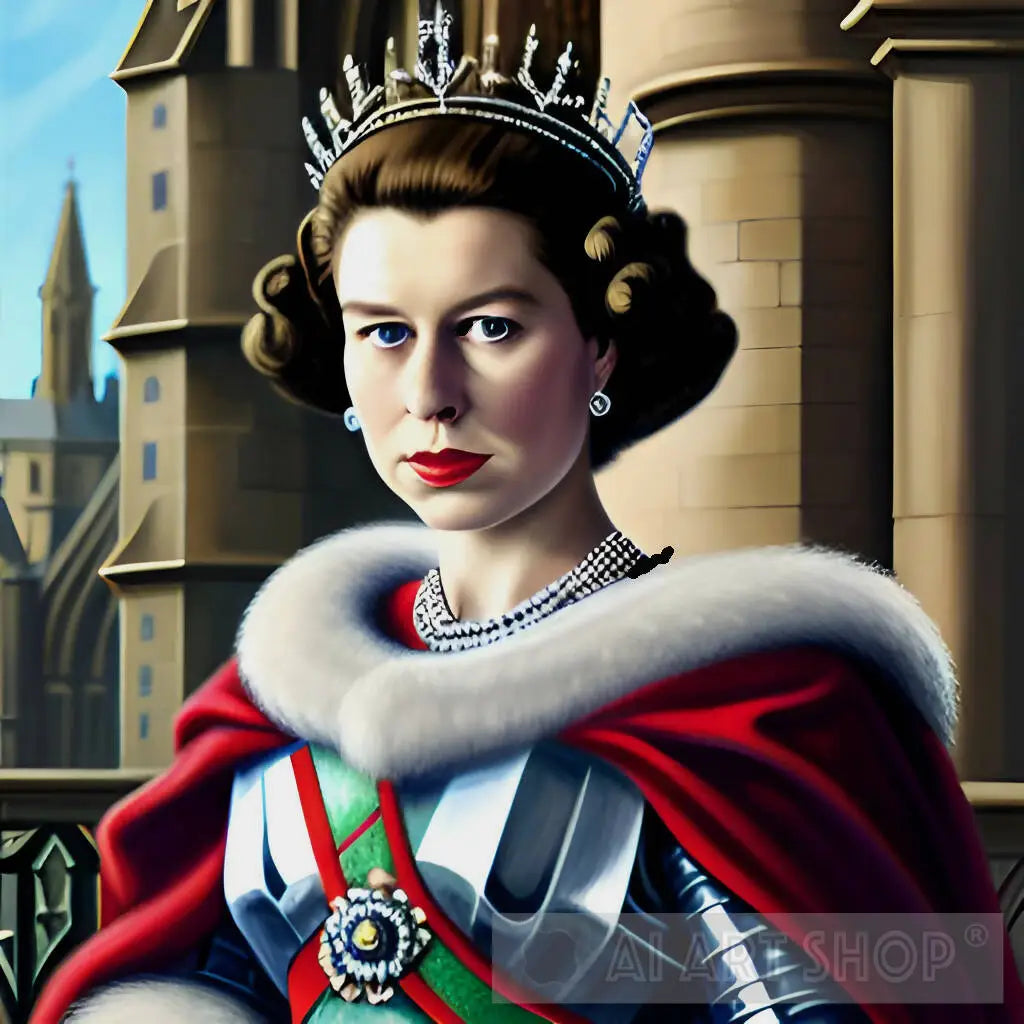 Queen Elizabeth II Ceremonial Portrait