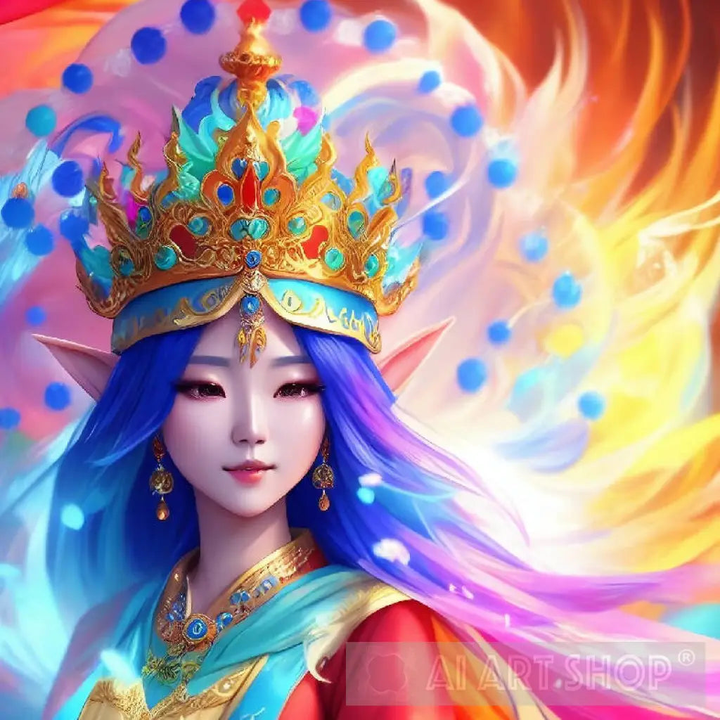 Colorful Asian Queen