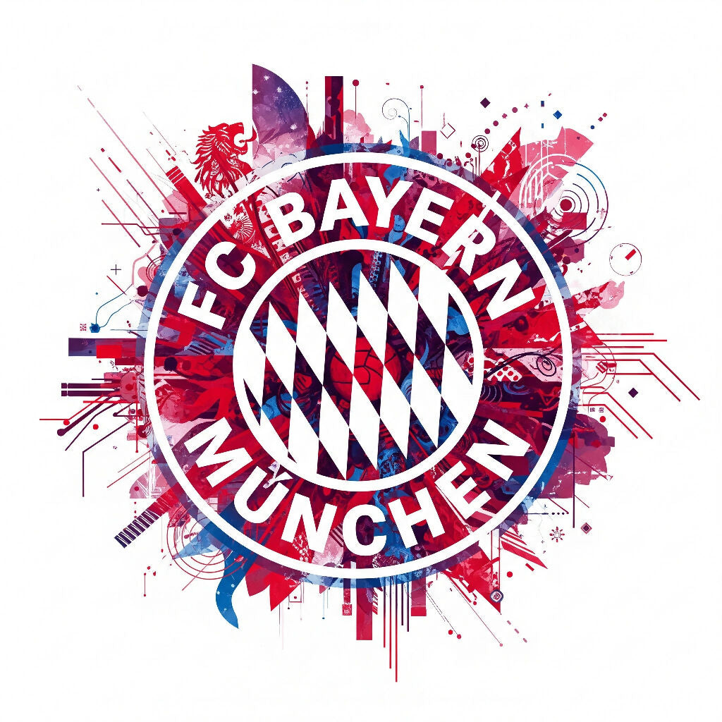 FC Bayern Munich Logo - Abstract Art & Club Emblem