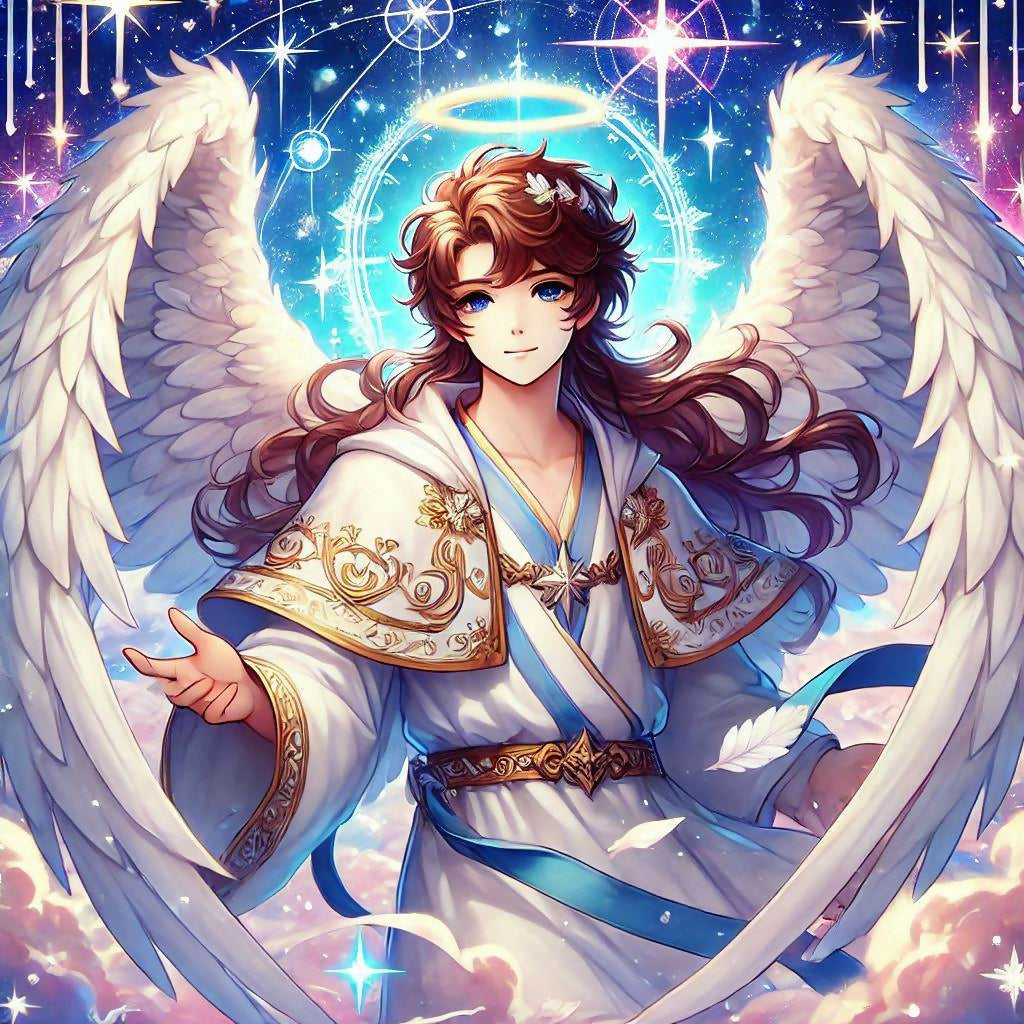 Anime Art Style Archangel Gabriel