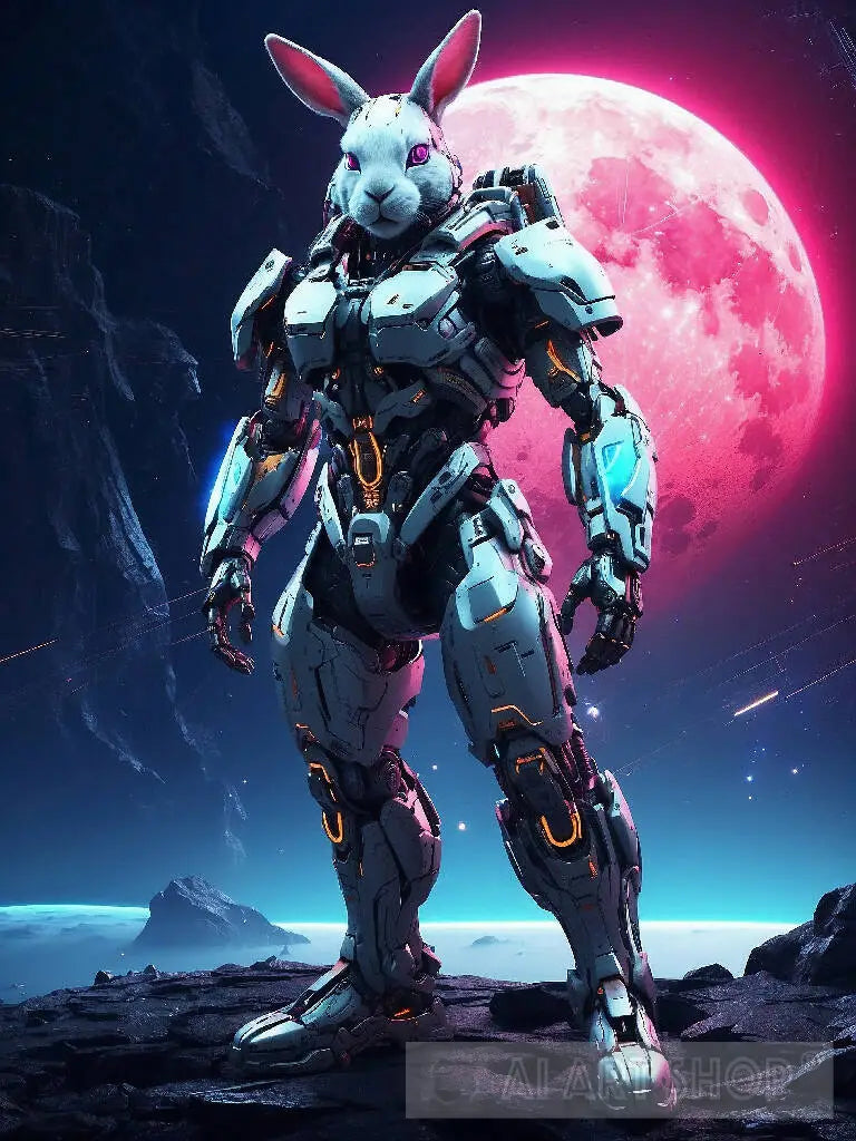 Rabbit in cyborg body #2