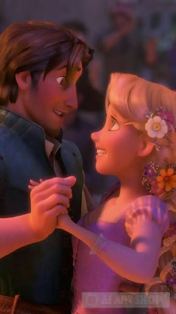 Rapunzel - The beauty of nature and magic. The unique image of the ...