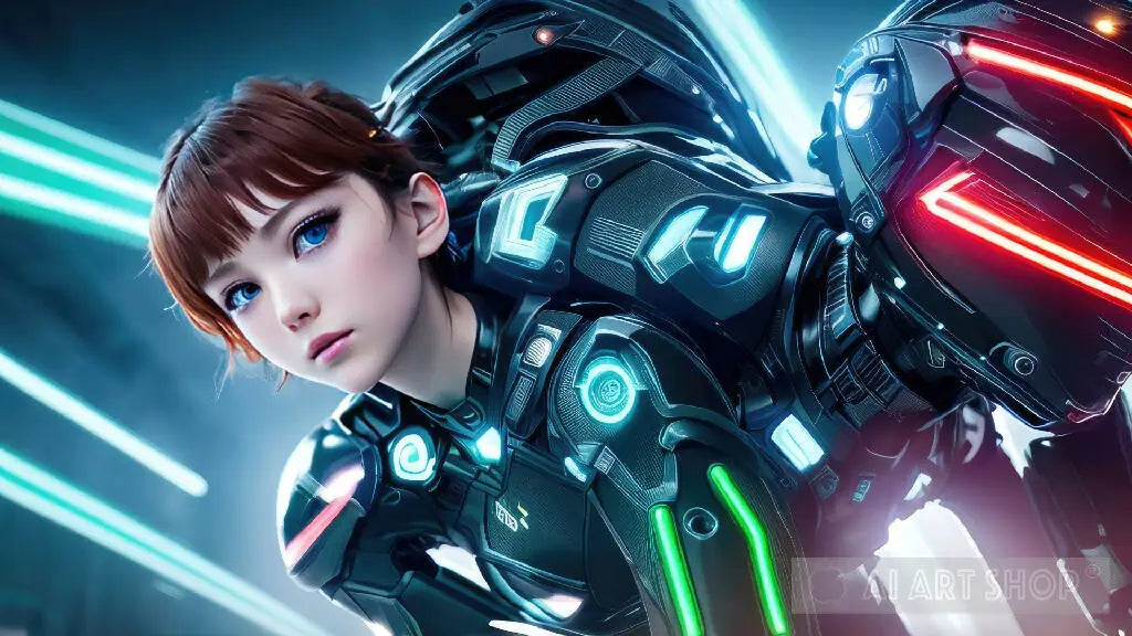 RAW photo, full body black green neon advanced complex intricate wi...