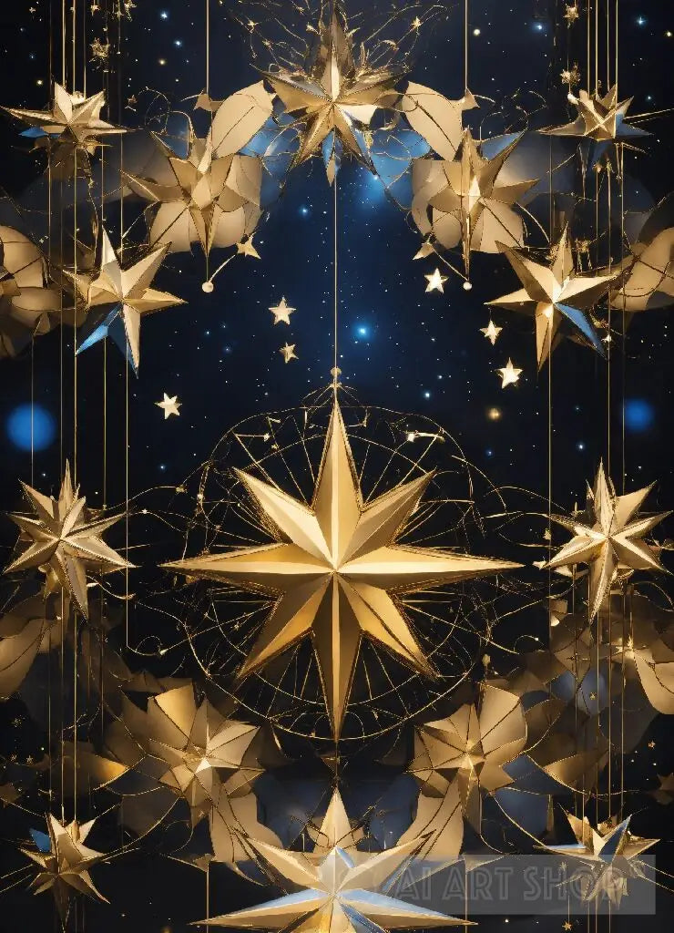 realistic image of A modern holiday celestial