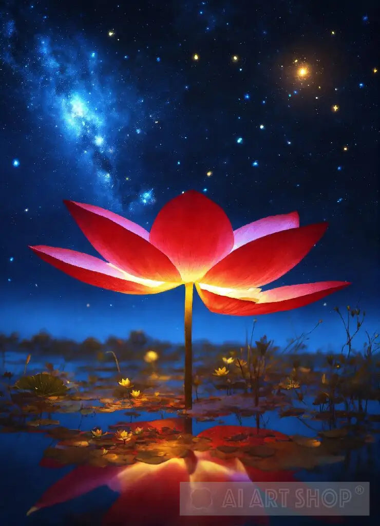 red-gold lotus