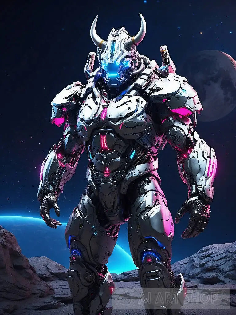 Rhino in cyborg body #2