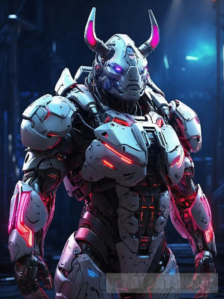 Rhino in cyborg body #3