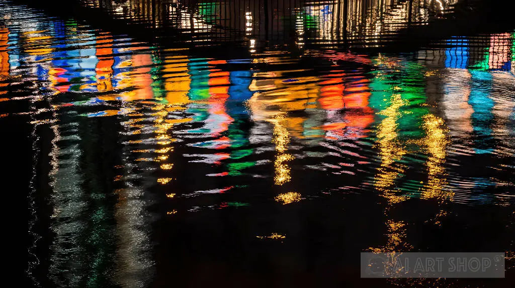 "Rhythms of Reflection | Abstract Light Reflection Photography...