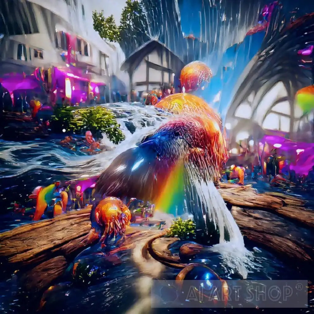 river acid rainbow look