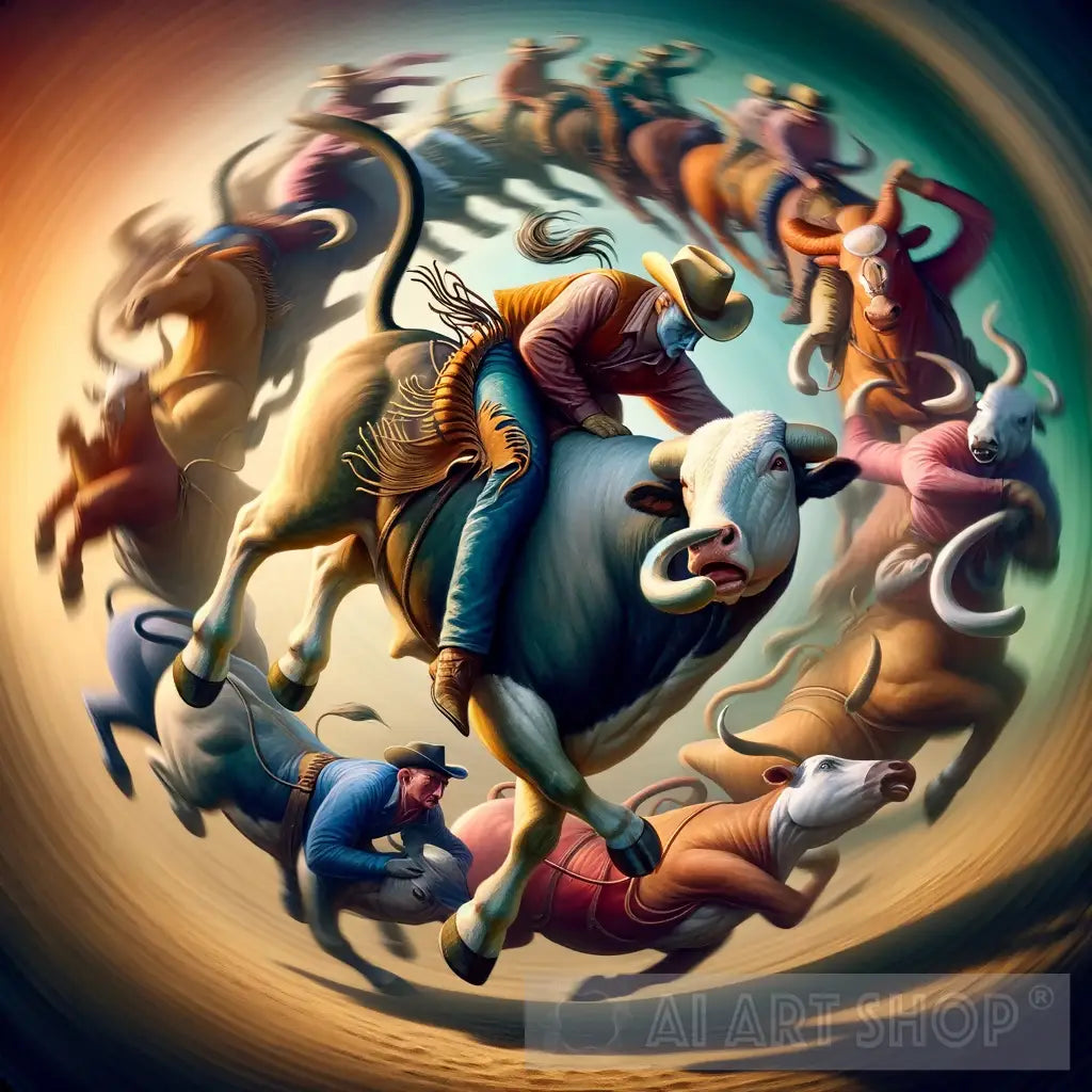 rodeo, infinity, loop, endless, abstract, surrealism, surrealist, w...